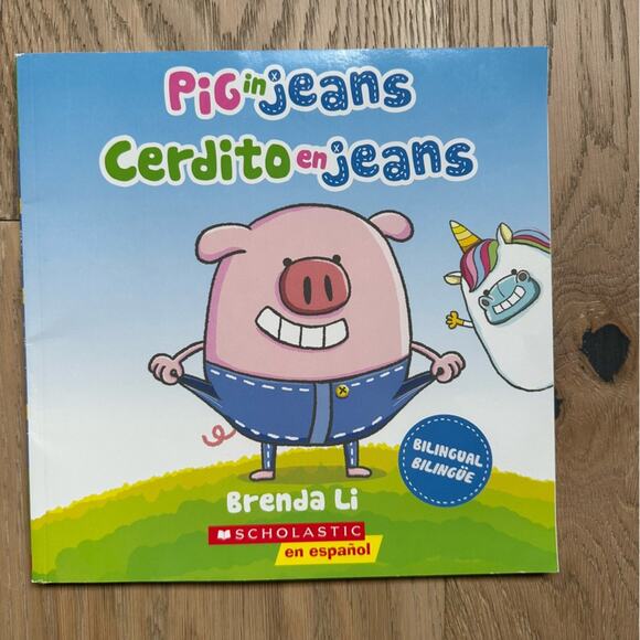 Scholastic | Toys | Pig In Jeans Bilingual Book | Poshmark
